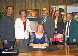 Emily Tooker Signs Letter of Intent