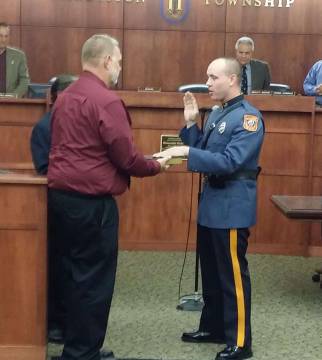 Hardyston sears in new police officers