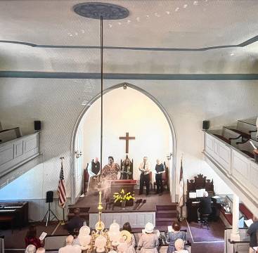 Sussex County History Today: Old Clove Church service
