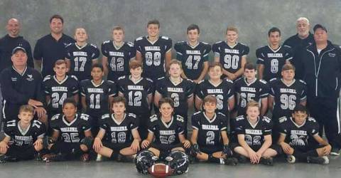 Wallkill Valley youth football team wins conference title