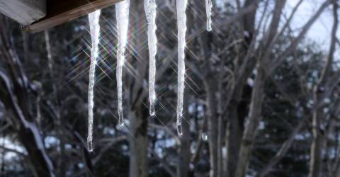 Hanging Ice