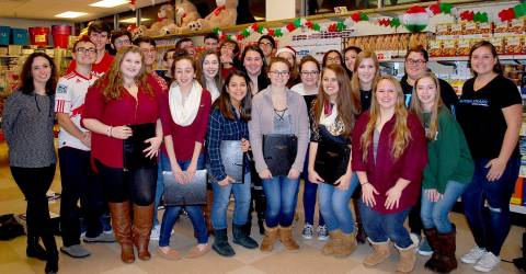 Wallkill Valley school choir entertains ShopRite customers