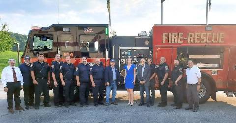 Hardyston celebrates arrival of new fire engine, which gets put to use ...