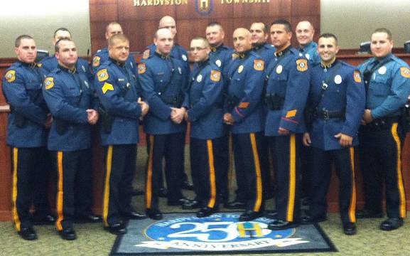 Hardyston sears in new police officers