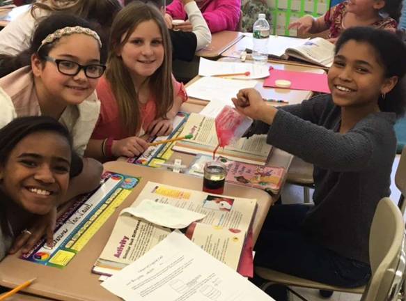 Franklin students learn about density