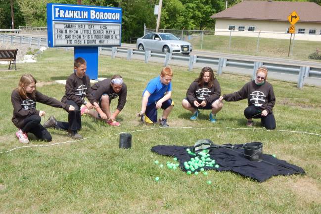 Scouts build bridges in Franklin
