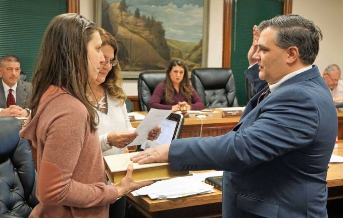 New officials take office